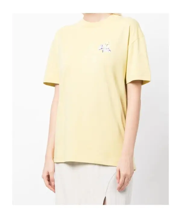 Off-White Floral Logo-print Short-sleeve T-shirt