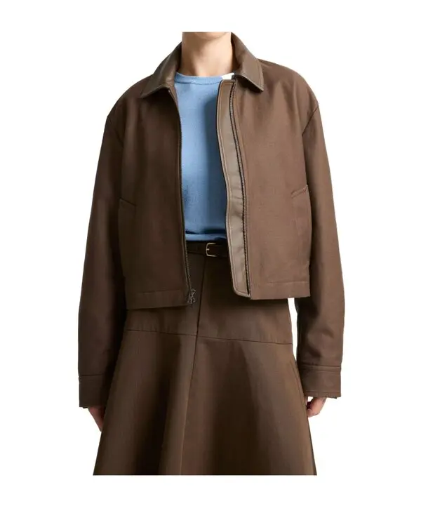 Vince Twill Collar Jacket