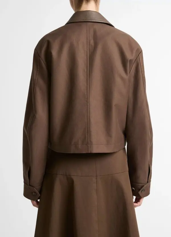 Vince Twill Collar Jacket
