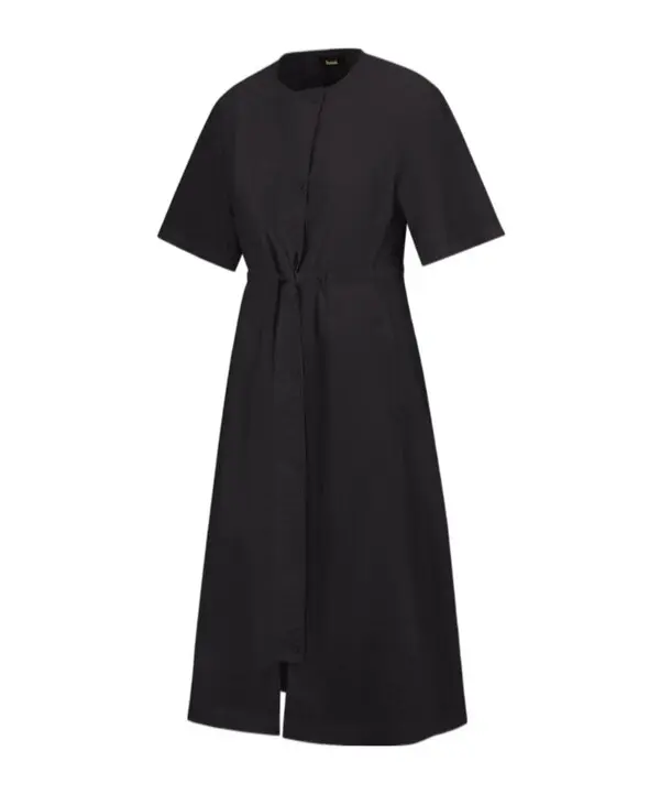 Herno Crinkle Drawstring Dress