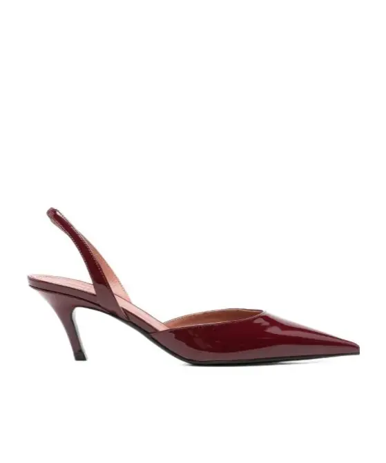 Amina Muaddi Pointed-toe Ankle-wrap High Heels - Multicolor
