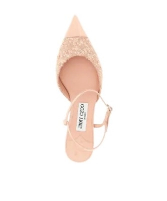 JIMMY CHOO Pearl-pendant Slingback Pumps