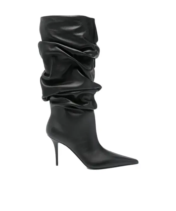 Amina Muaddi Anok Heeled Ankle Boots