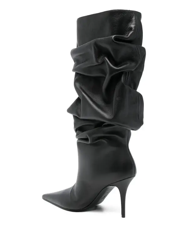 Amina Muaddi Anok Heeled Ankle Boots