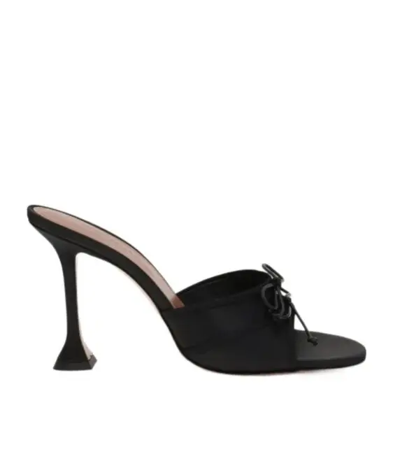 Amina Muaddi Bow-detail Heeled Sandals