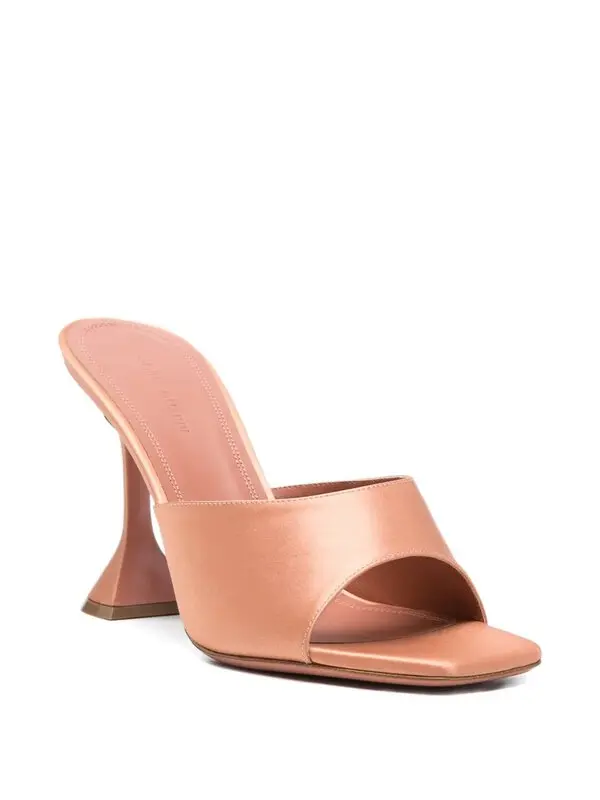 Amina Muaddi Square-toed Slippers