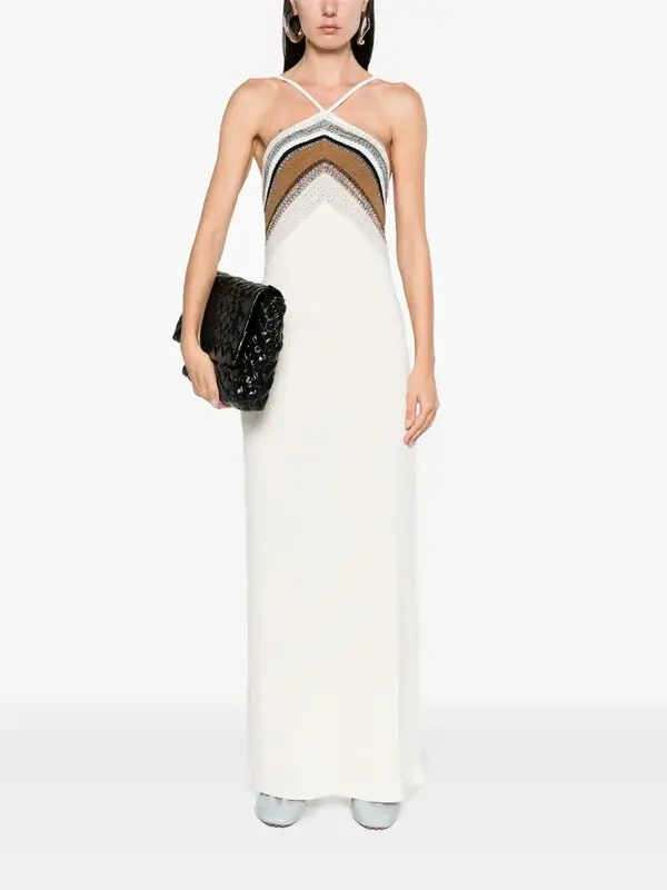Proenza Schouler Naomi Knit Halter Maxi Dress