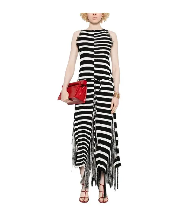 Proenza Schouler Extra-long Striped Dress
