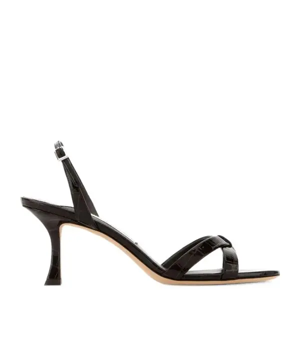 JIMMY CHOO 70mm Elsy Sandals - Black