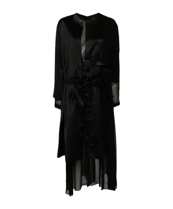 Junya Watanabe Wrap-style Waist-cinching Dress