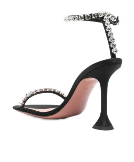 Amina Muaddi Crystal Embellished High-heel Sandals