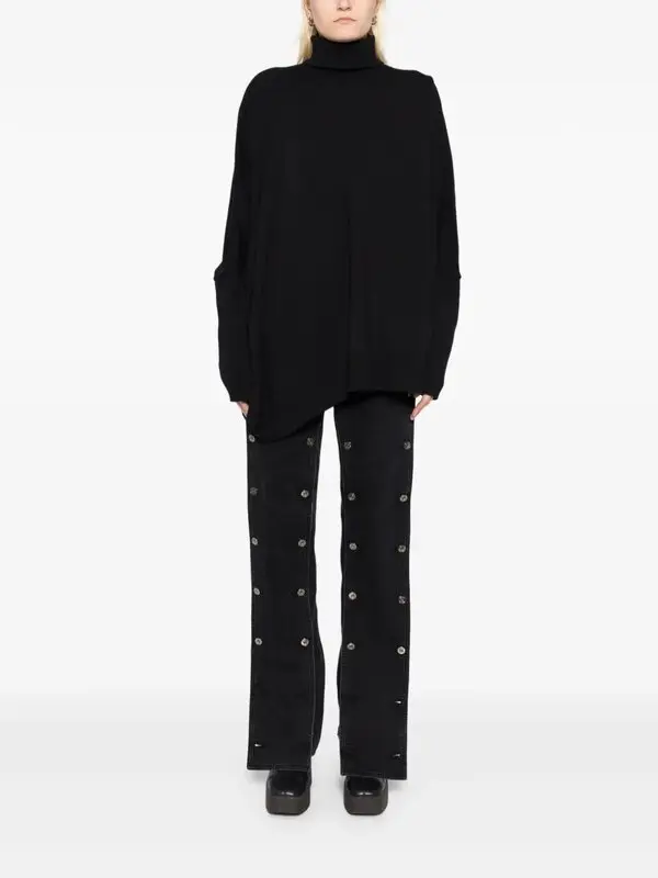 Junya Watanabe Wool Blend Roll-neck Sweater