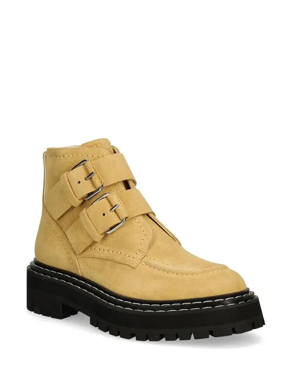 Proenza Schouler Suede Biker Boots