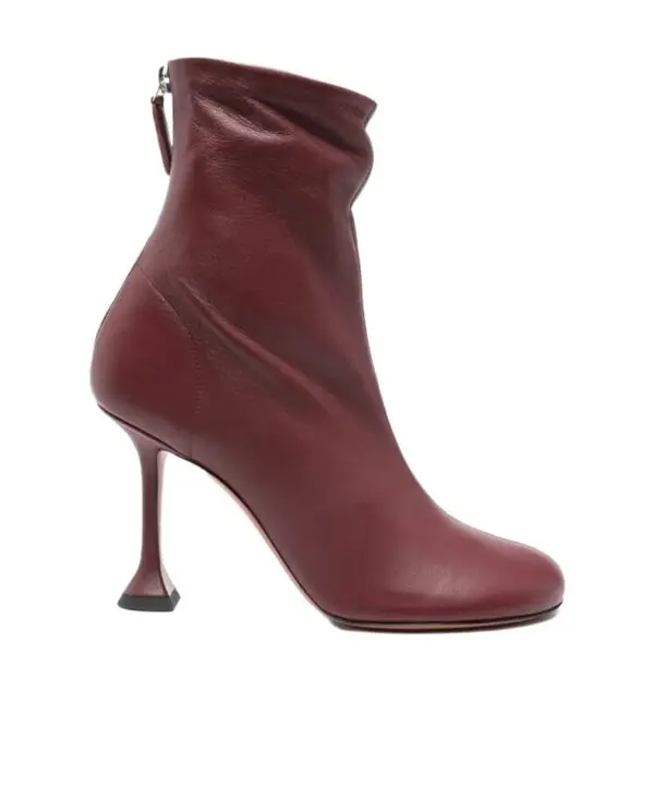 Amina Muaddi Round-toe High Heels