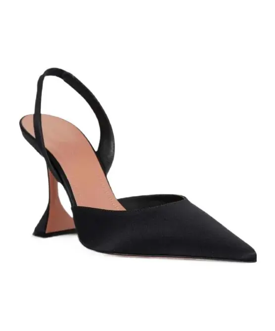 Amina Muaddi Ankle-wrap High Heels