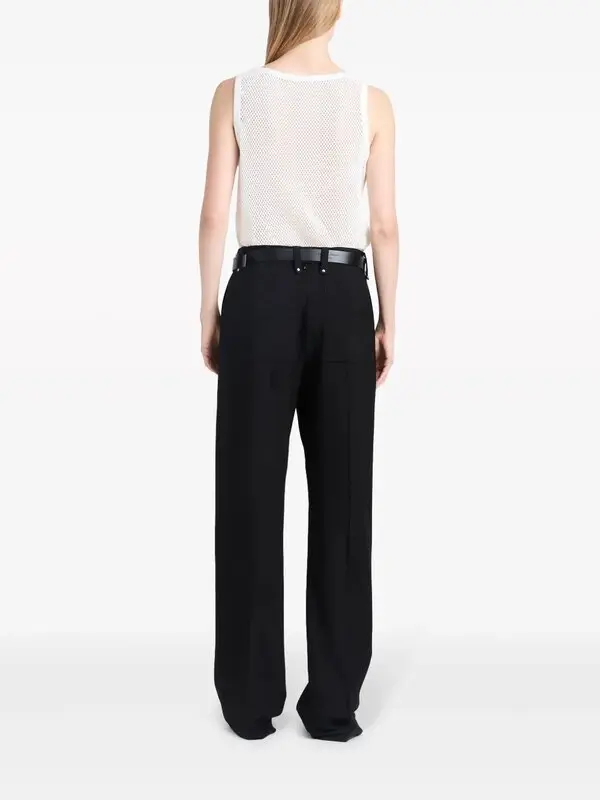 Proenza Schouler Kiki Perforated Cotton Tank Top