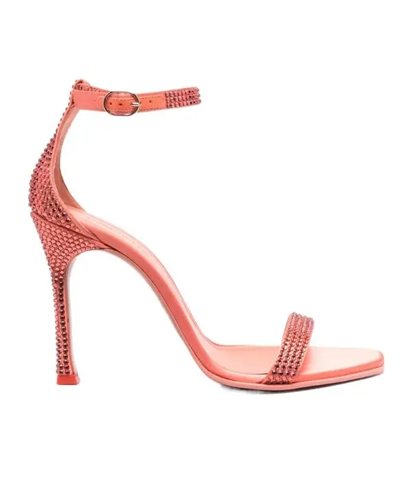 Amina Muaddi 115mm Kim Crystal-embellished Sandals
