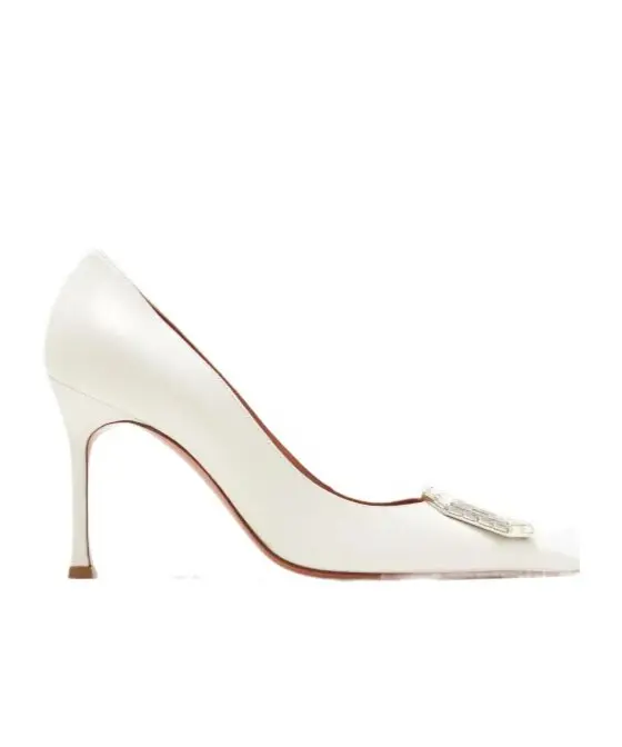 Amina Muaddi Camelia Crystal-embellishment Pumps