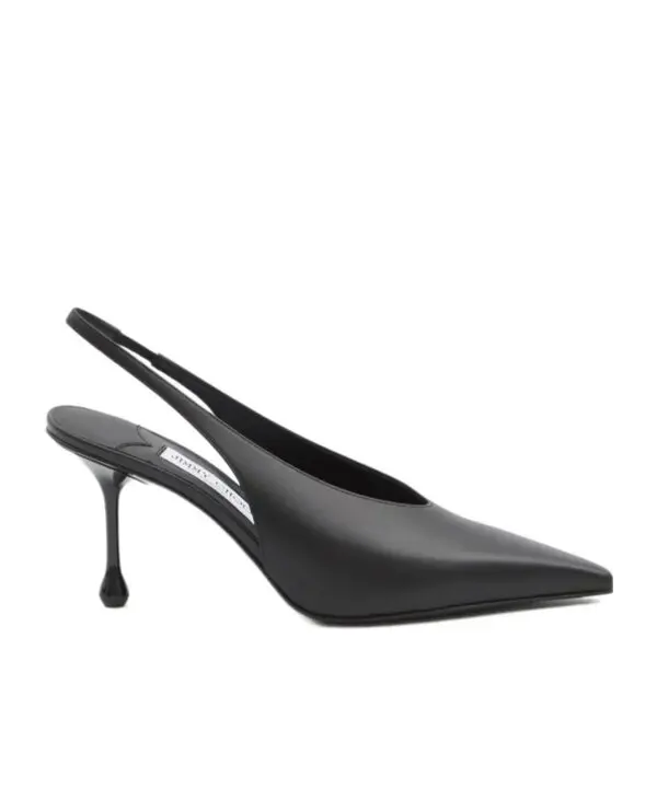 JIMMY CHOO Leather Ankle-wrap High Heels