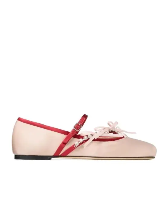JIMMY CHOO Satin Ballet