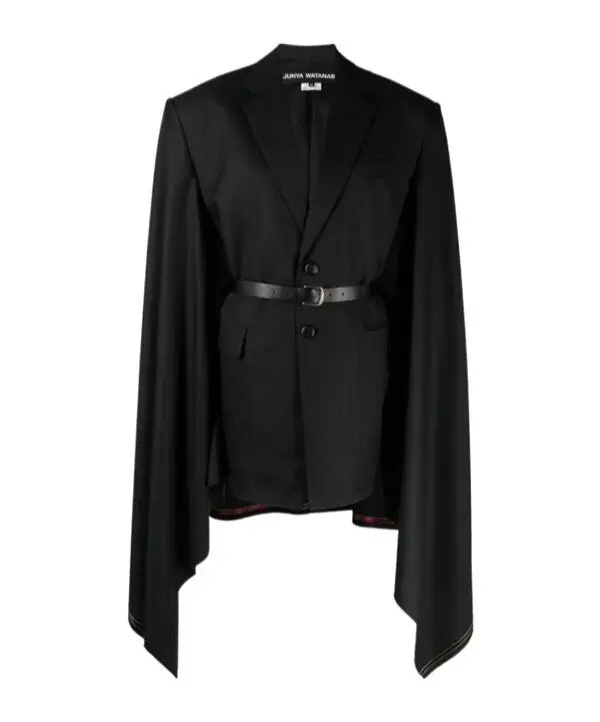 Junya Watanabe Corset Wool Cape-style Suit Jacket