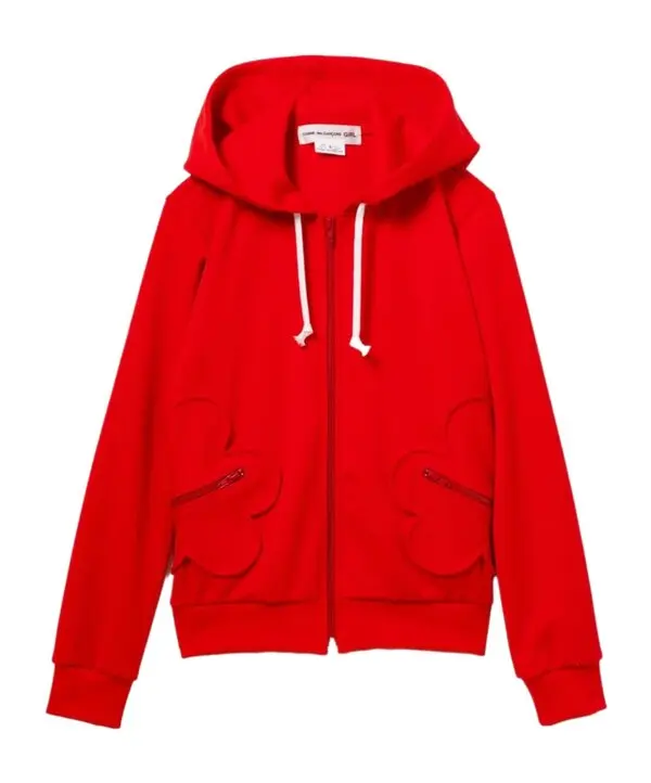 Comme Des Garçons Zip-up Hooded Jacket