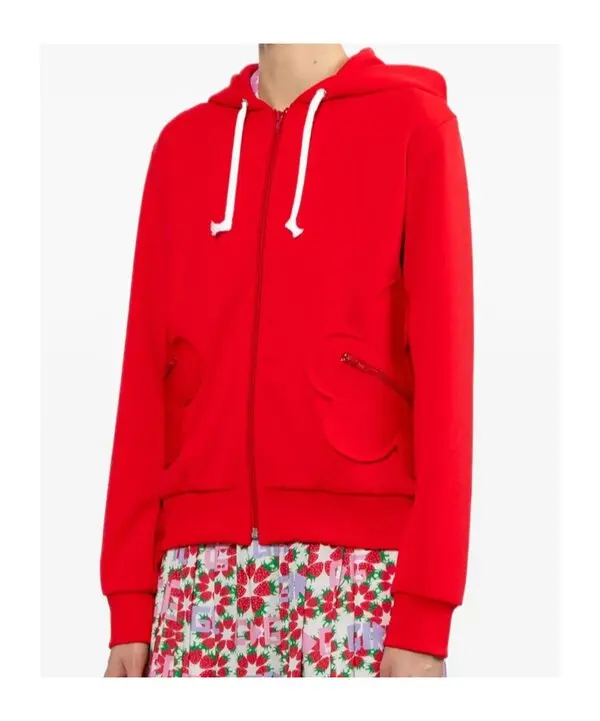 Comme Des Garçons Zip-up Hooded Jacket