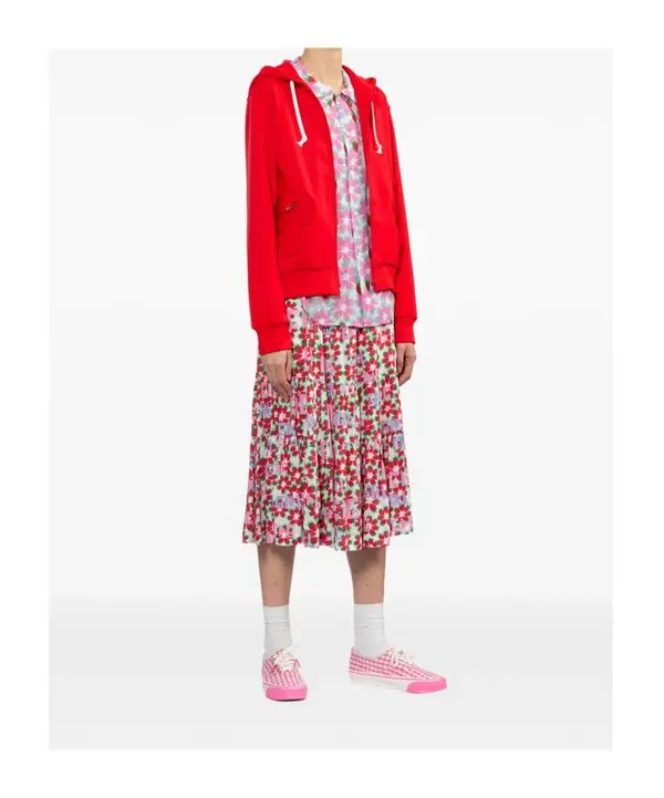 Comme Des Garçons Zip-up Hooded Jacket