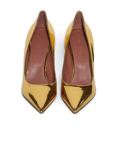 Amina Muaddi 95mm Ami Pumps
