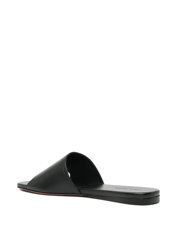 Amina Muaddi Bianca Sandals