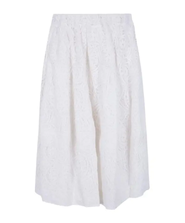 Comme Des Garçons Pleated Midi Skirt