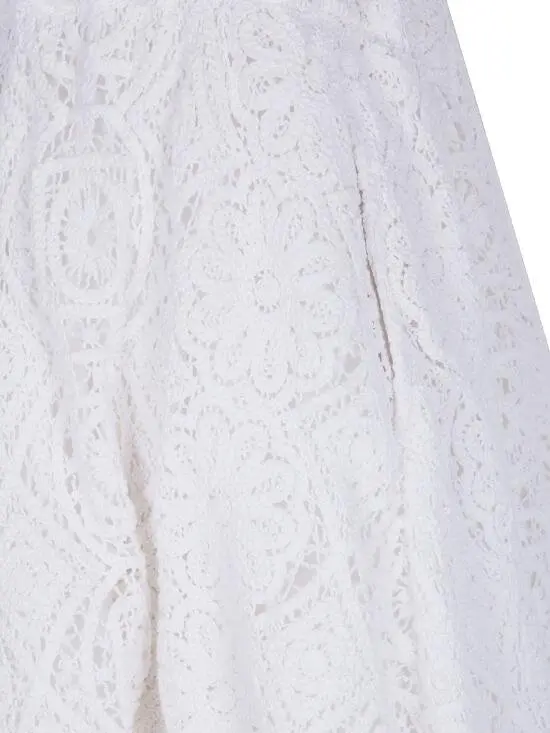 Comme Des Garçons Pleated Midi Skirt