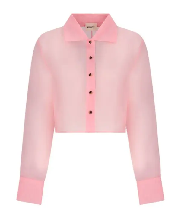 Khaite Jasen Cropped Shirt