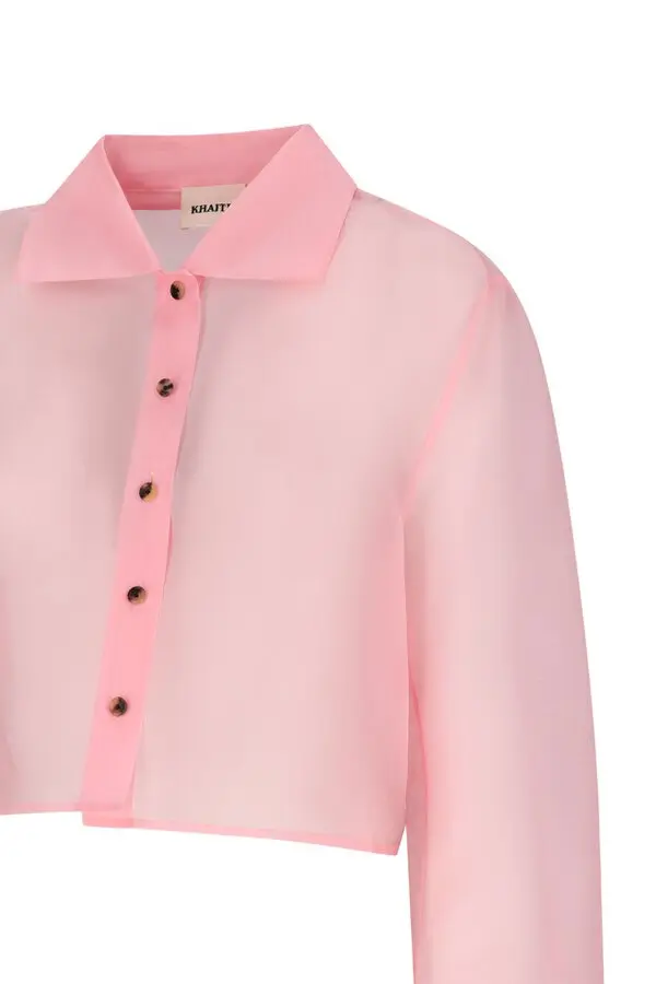 Khaite Jasen Cropped Shirt
