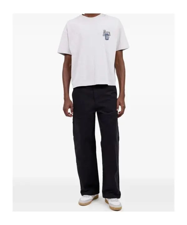 A.p.c. Logo-embroidered Short-sleeve T-shirt