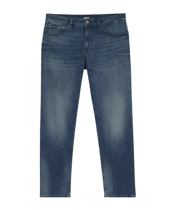 Hugo Boss Regular-fit Jeans In Stretch Denim