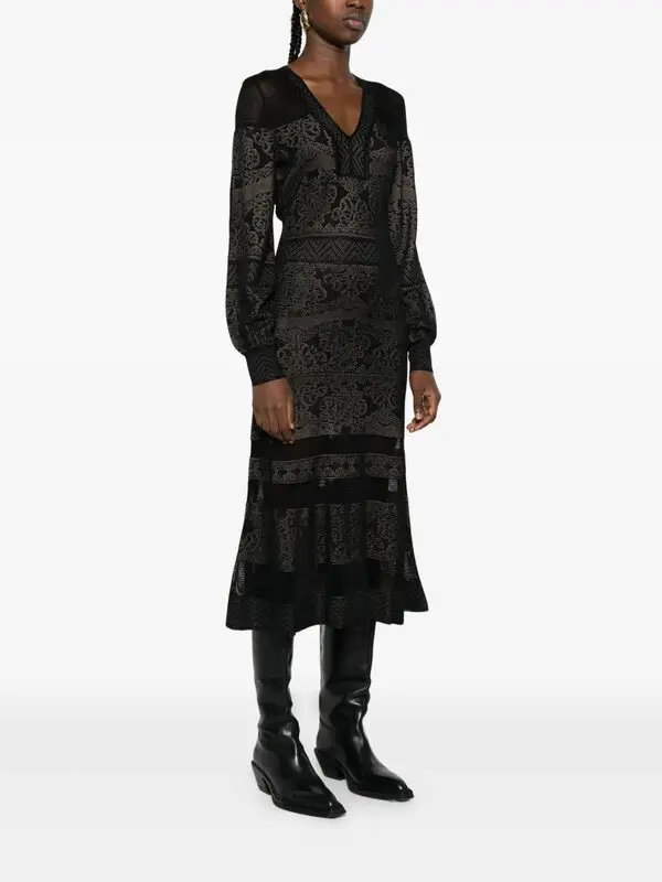 TWINSET V-neck Maxi Dress