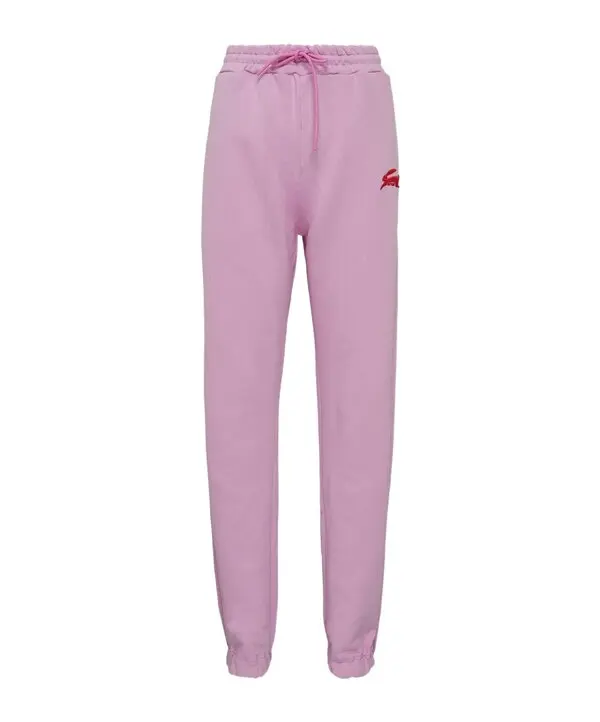 MSGM 3d Follow The Rabbit Embroidery Joggers