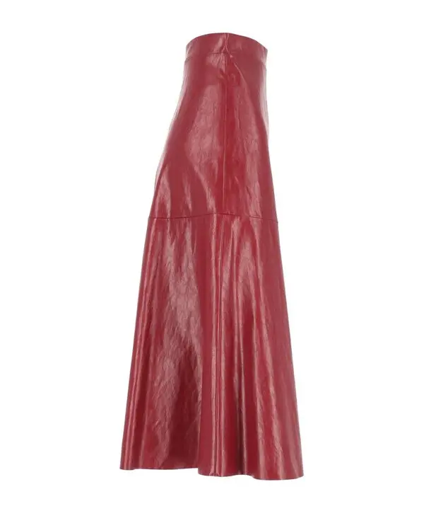 Federica Tosi Fla Leather Skirt
