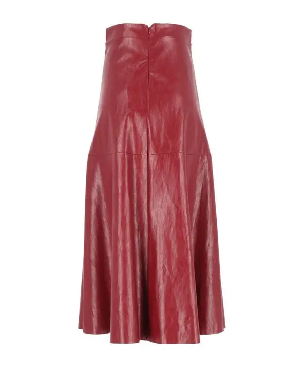 Federica Tosi Fla Leather Skirt