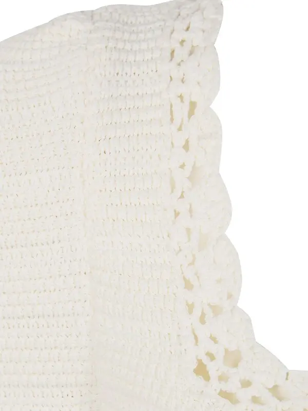 TWINSET Crochet Detailed Ribbed-knit Jumper