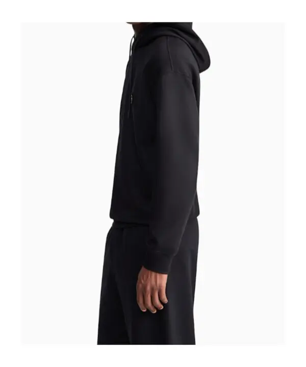 Giorgio Armani Regular Fit Double Micromodal Jersey Hoodie