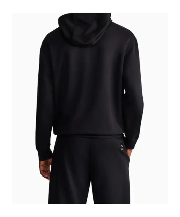Giorgio Armani Regular Fit Double Micromodal Jersey Hoodie
