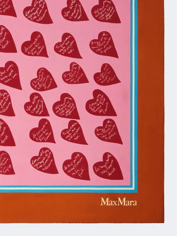 Max Mara Square Silk Scarf