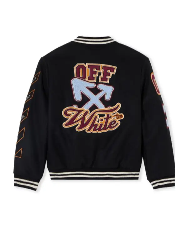 Off-White Patch Varsity Jacket