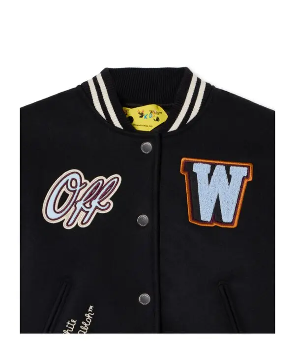 Off-White Patch Varsity Jacket