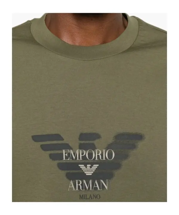 Emporio Armani Logo-print Crew-neck Sweatshirt