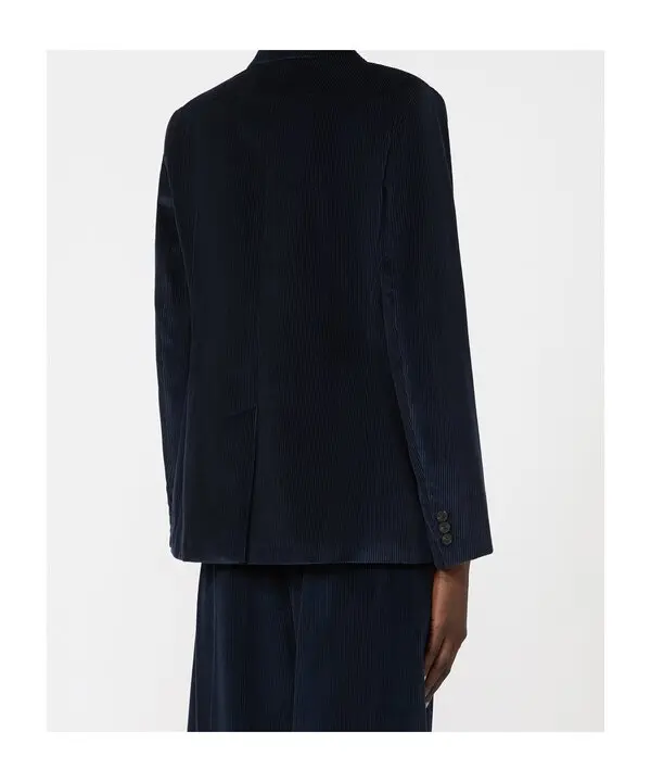 Max Mara Cotton Corduroy Velvet Blazer