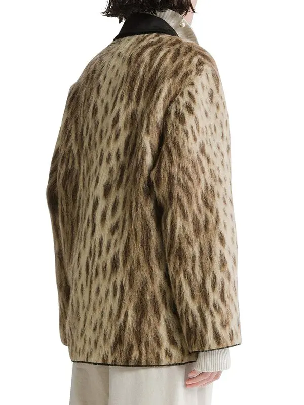 FORTE_FORTE Leopard-print Coat