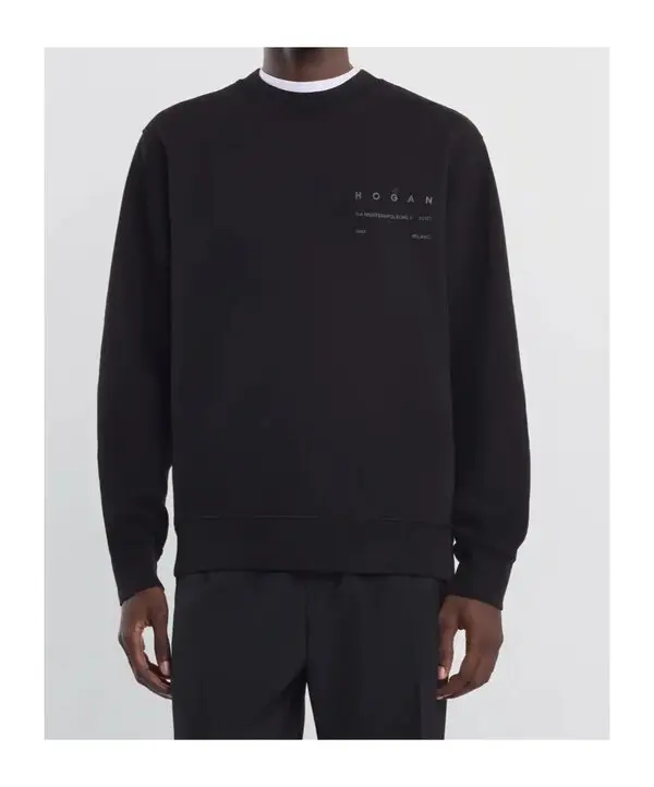 Hogan Round-neck Print Sweatshirt